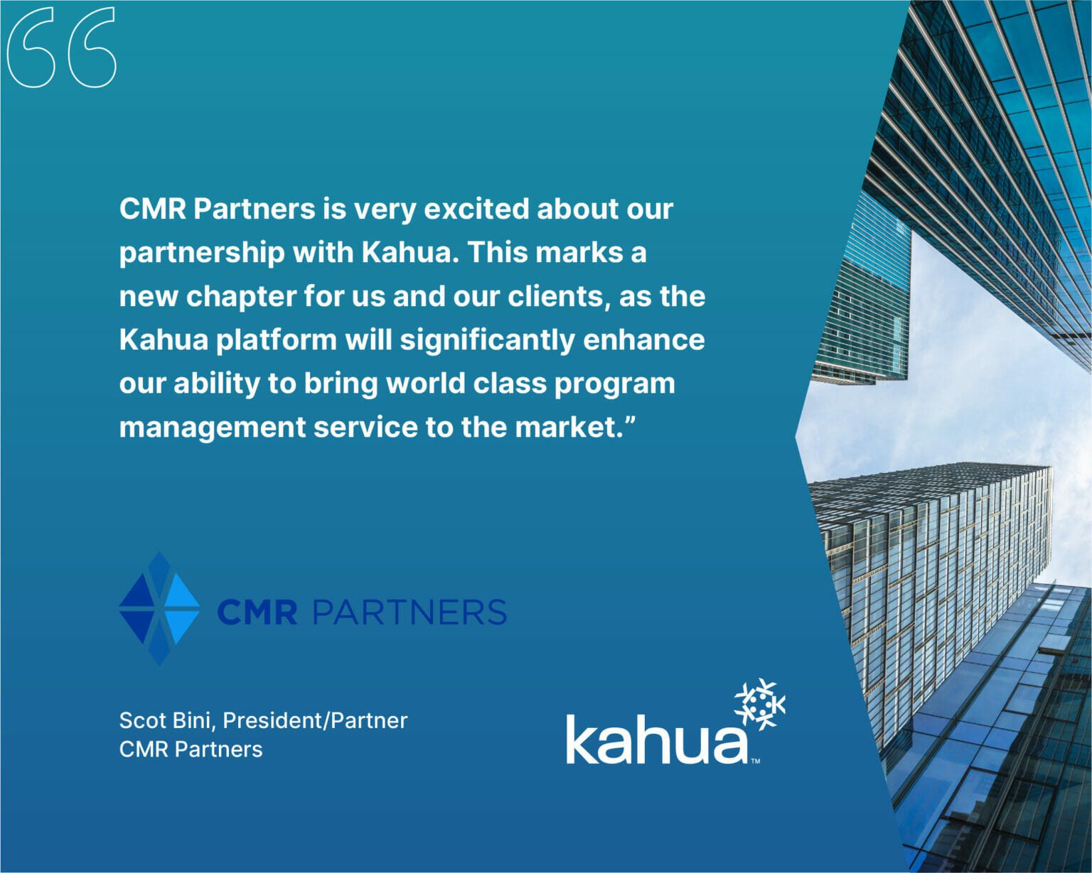 CMR Partners and Kahua Team Up | Kahua