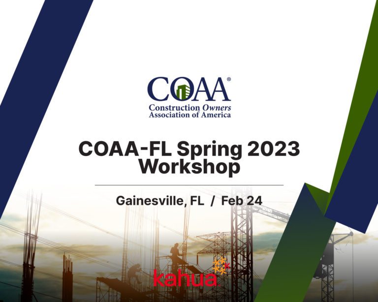 COAA Florida Chapter Spring 2023 Workshop | Kahua