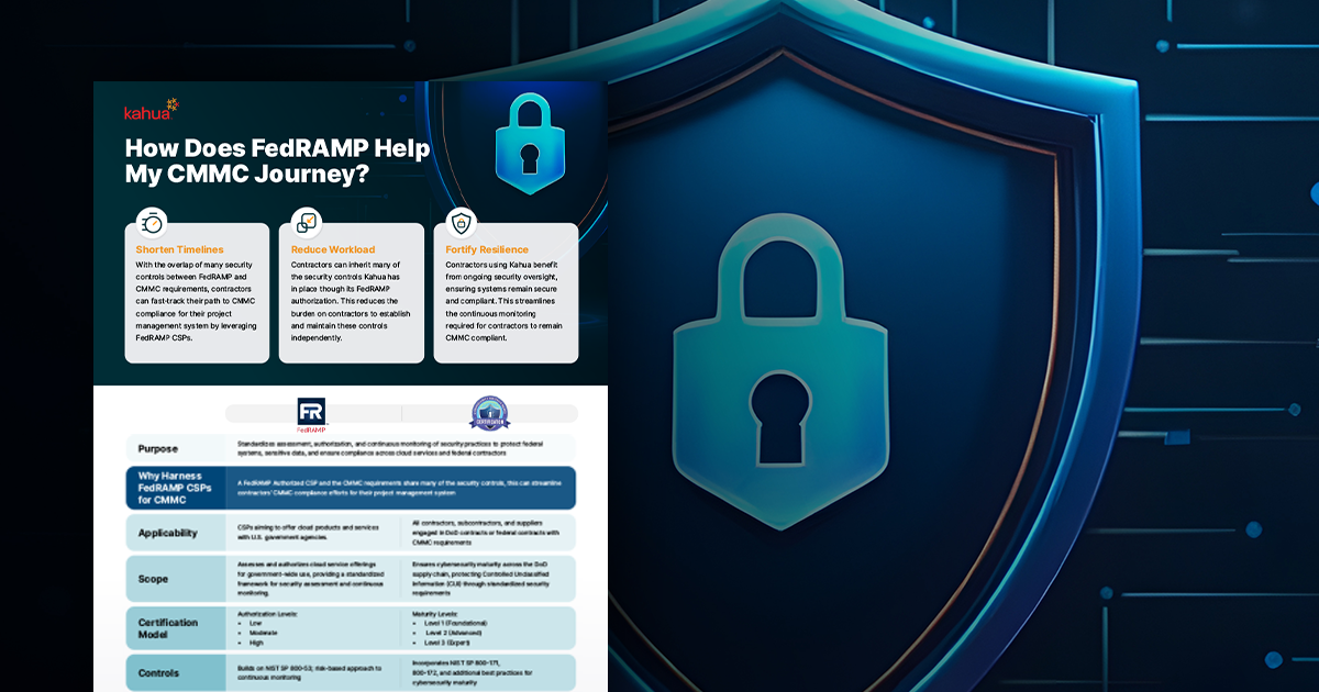 CMMC Compliant Construction Software | Kahua